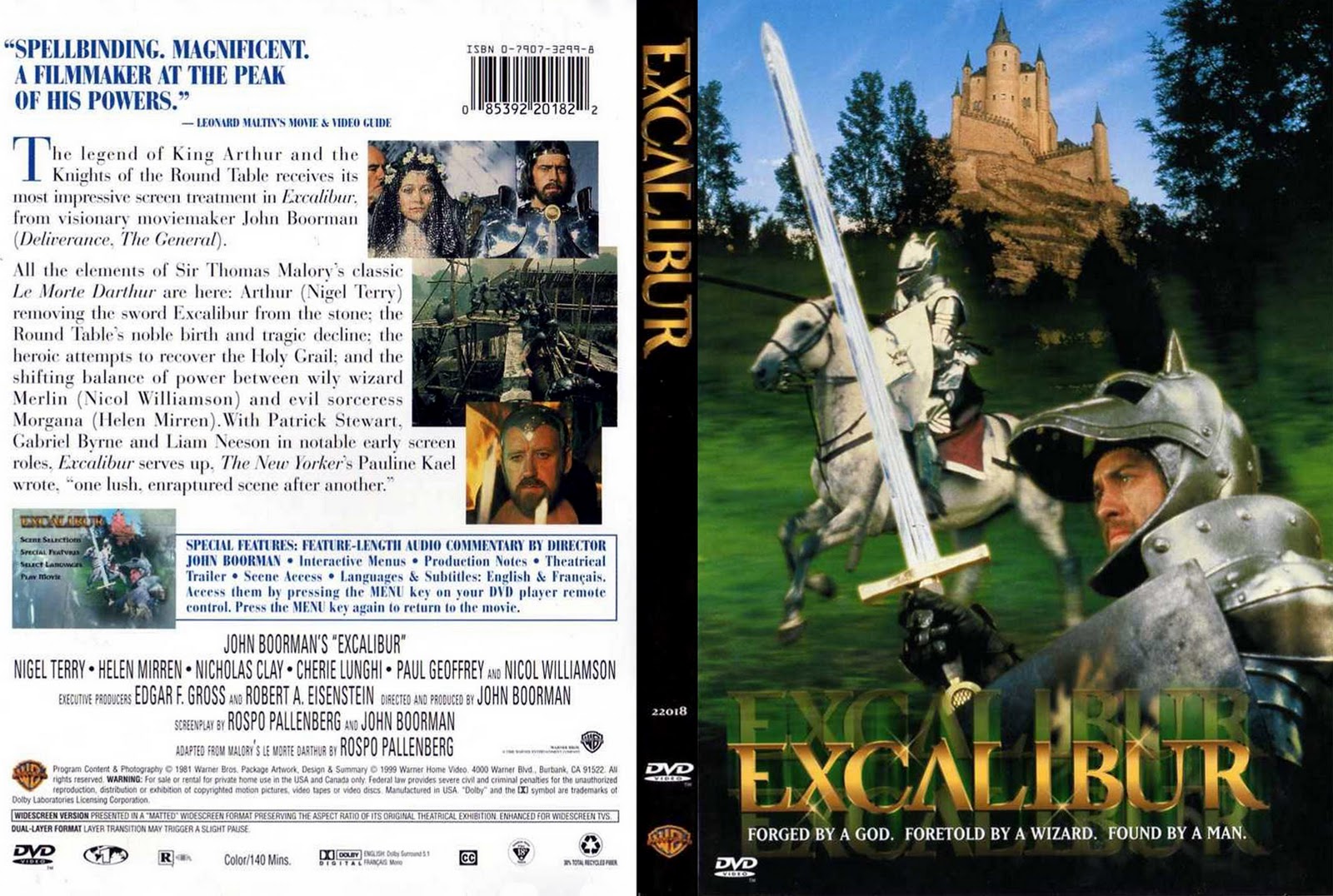 Capas Filmes Épicos: Excalibur